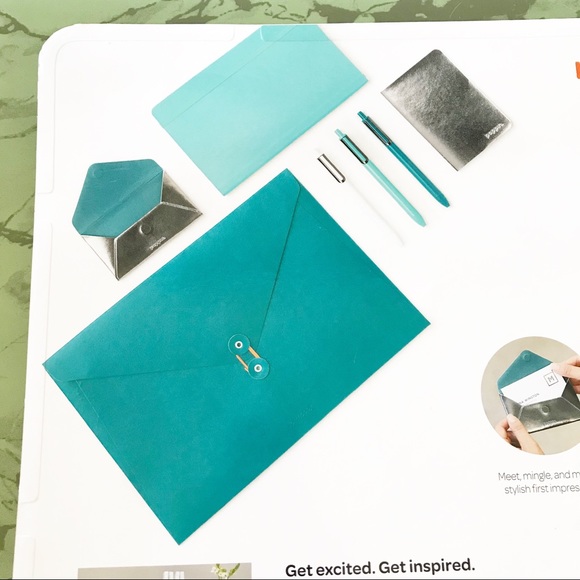 Poppin | Office | Poppin Work Happy Present Yourself Collection Teal 7 ...